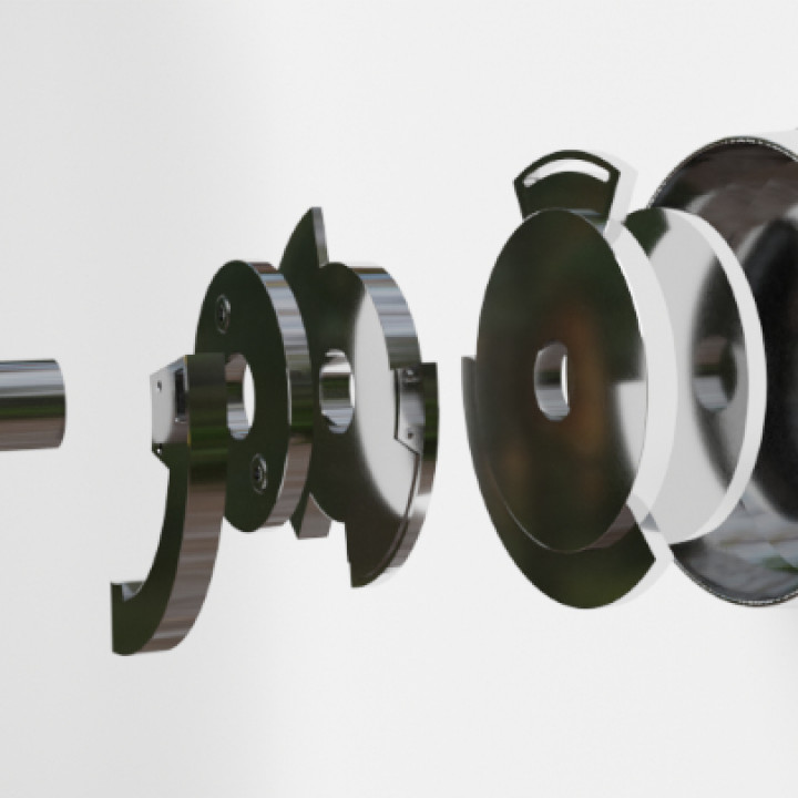 3D Printable Star Wars Droid Terminal (Spinning) by J