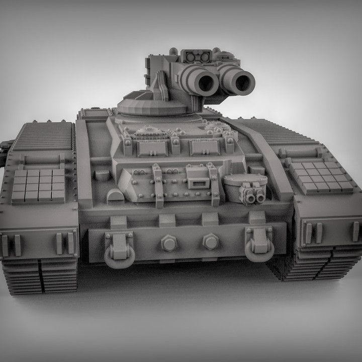 3D Printable Heavy Tank by Duncan Shadow