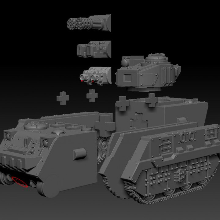 3D Printable MKII AFV by Duncan Shadow