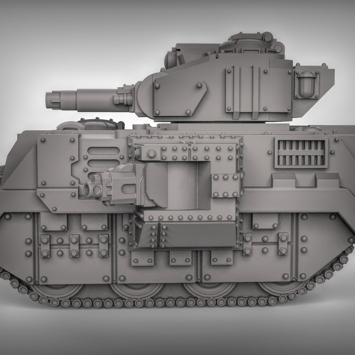 3D Printable MKII light tank by Duncan Shadow