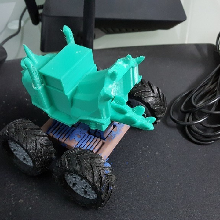 3D Printable Zeg monster machine by okMOK