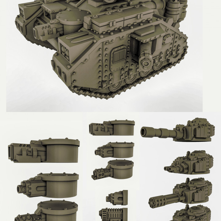 3D Printable Main Battle Tank by Duncan Shadow