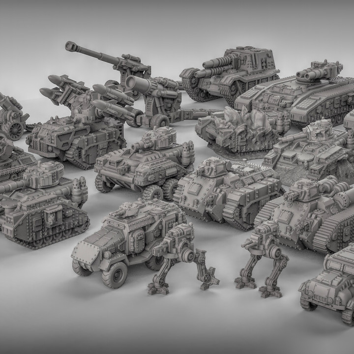 3D Printable Tank Bundle by Duncan Shadow