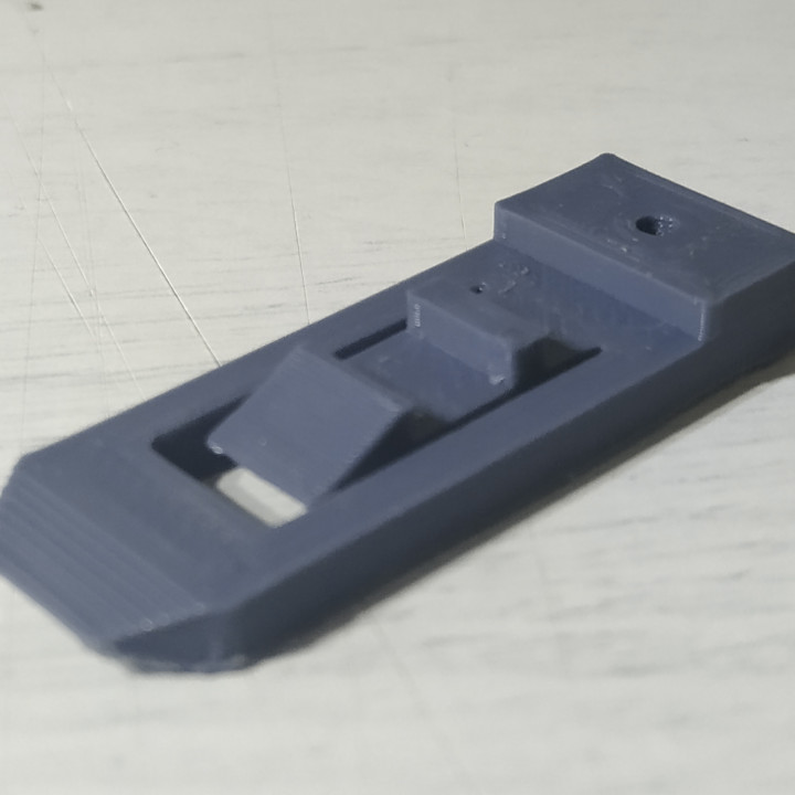 3D Printable standard slide in paddle board fin clip by lewis bladon
