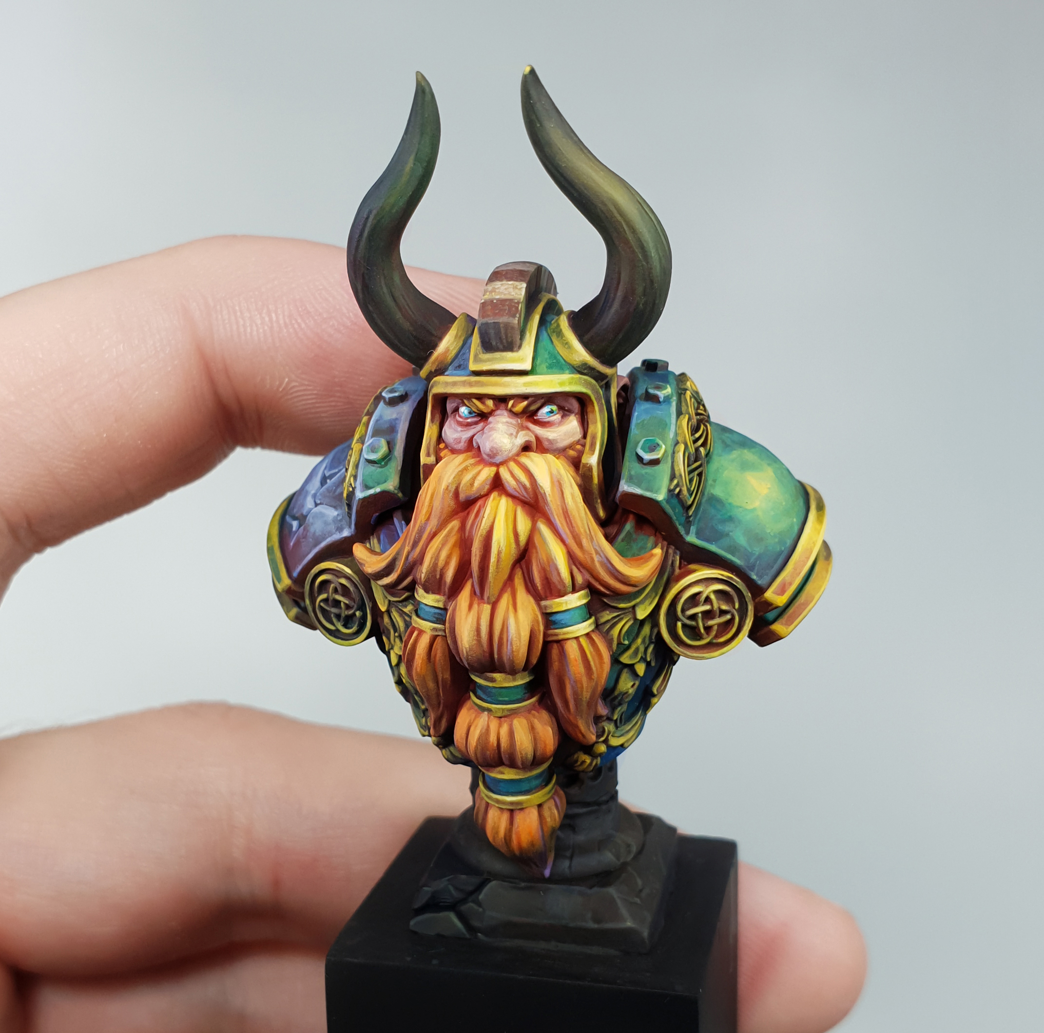 3D Printable King Bust [PRE-SUPPORTED] by Miniatures of Madness