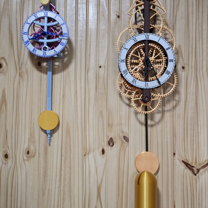 3D Print of Large Pendulum Wall Clock by leblancr