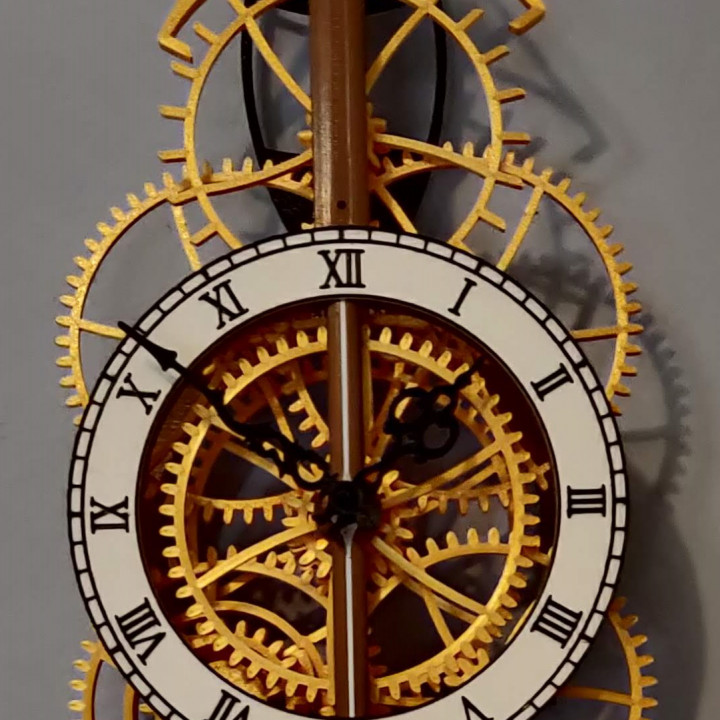 3D Print of Large Pendulum Wall Clock by rmeden