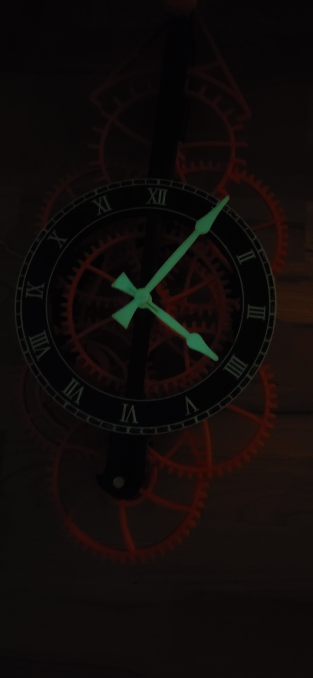 3D Printable Large Pendulum Wall Clock by Steve Peterson