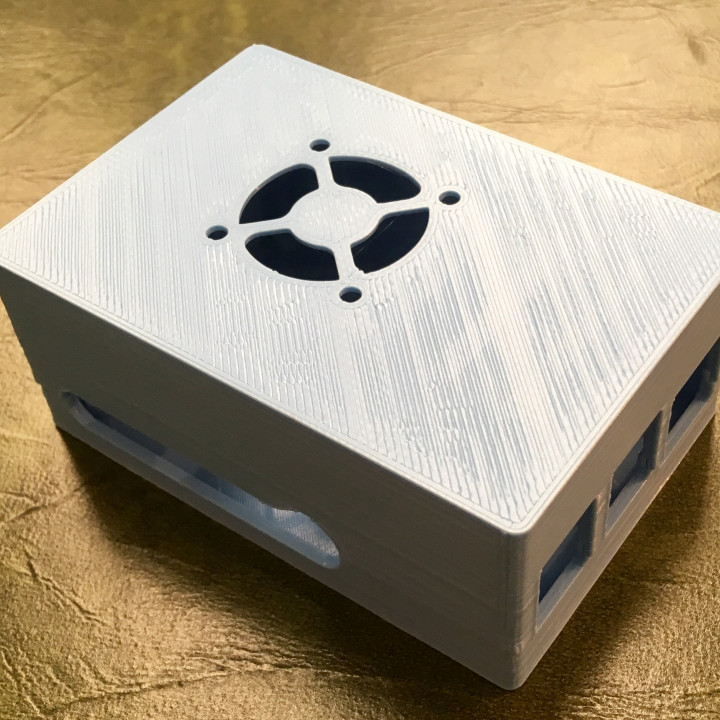 3D Printable Raspberry Pi 4B Simple Case by bonan3d