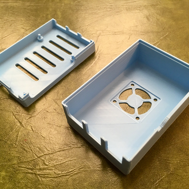 3D Printable Raspberry Pi 4B Simple Case by bonan3d