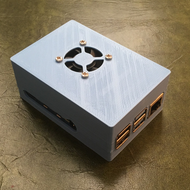 3D Printable Raspberry Pi 4B Simple Case by bonan3d