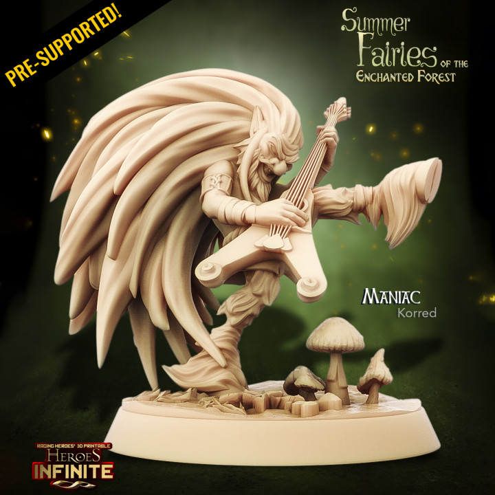 3D Printable Maniac, Korred by Heroes Infinite