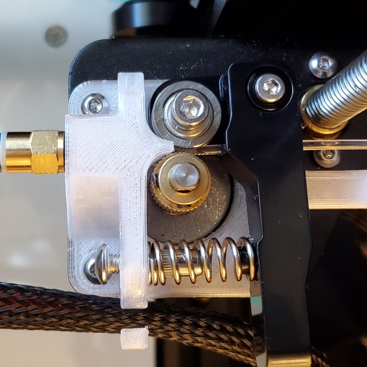 3D Printable Ender-3 TPU Extruder Fix With Filament Guide Feeder Roller ...