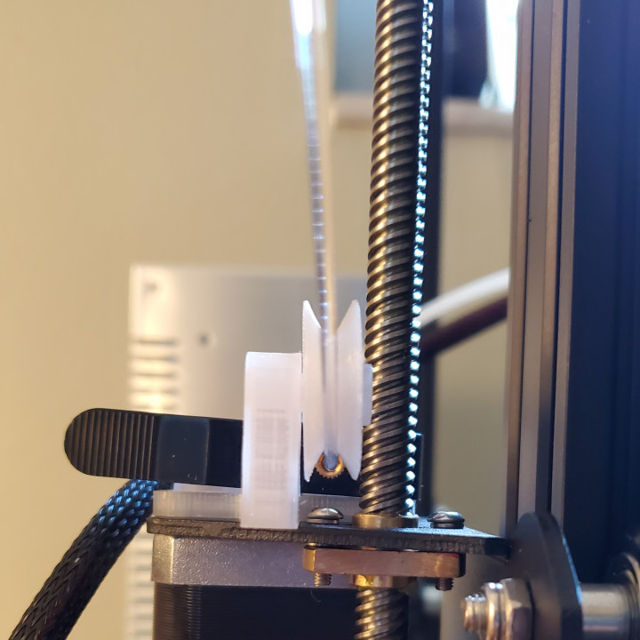 3D Printable Ender-3 TPU Extruder Fix With Filament Guide Feeder Roller ...