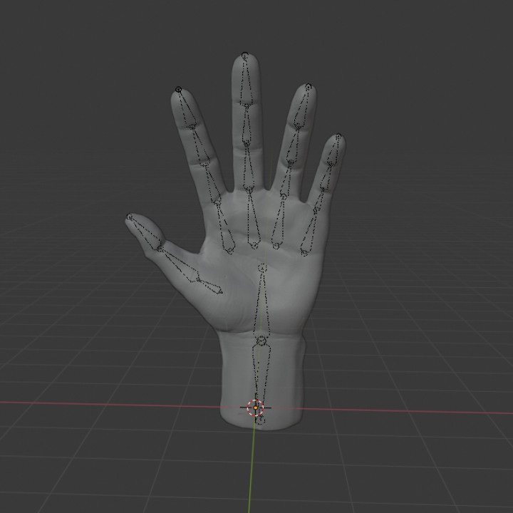3D Printable Hand trophy by Vinci U