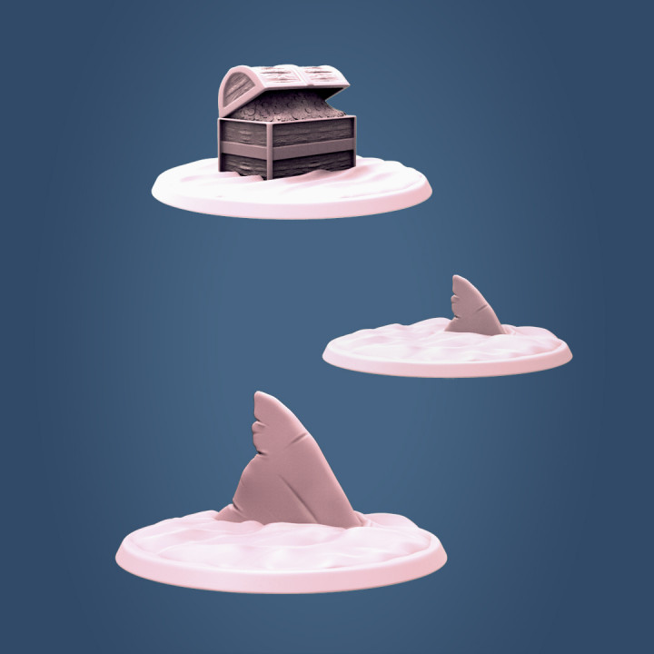 3D Printable Sea props by clynche art