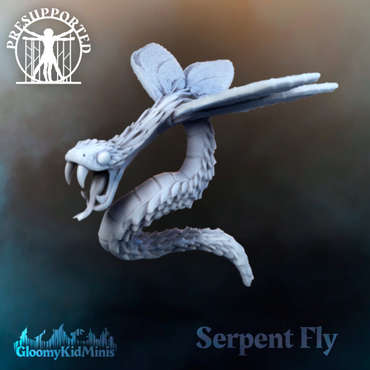 3D Printable Serpent Fly by GloomyKidMinis