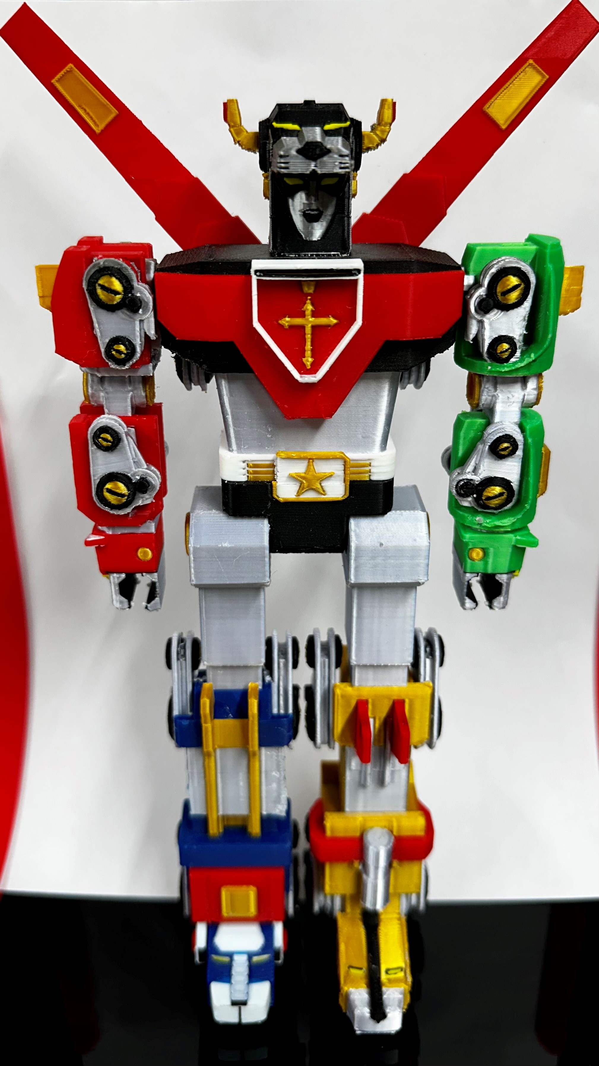 3D Printable Voltron Defender of the Universe (Golion) (1981) by ...