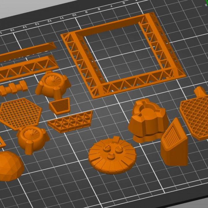3D Printable Greebles by James Frojen