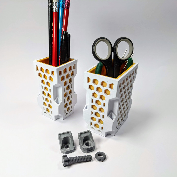 3D Printable Open Top Caddies (Regulation Caddy System) by Clockspring
