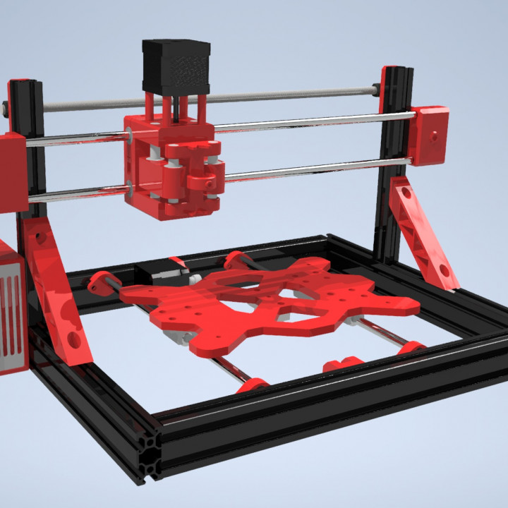 3D Printable Easy CNC by Daniel Cavada Johansen