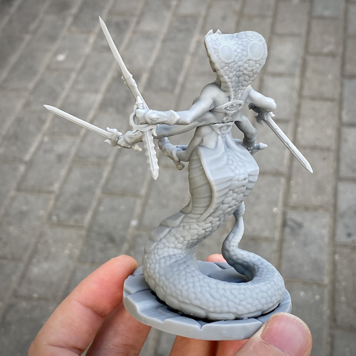 3D Printable Naga Queen by Creature Armory