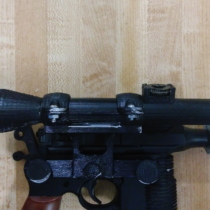 3D Printable Han Solo Inspired Blaster Scope by FanGEEKtastic