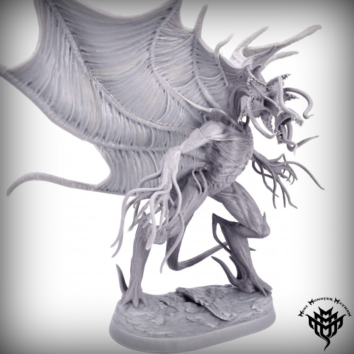3D Printable Mind Flayer Dragon by Mini Monster Mayhem