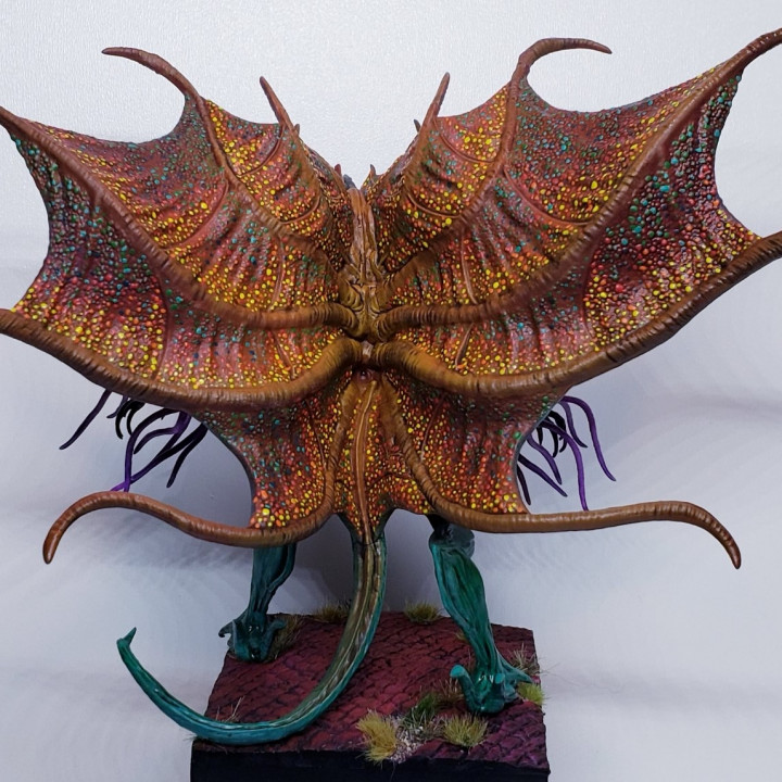 3D Print of Mind Flayer Dragon by chrispelletier