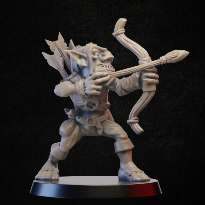 3D Printable Goblin archer by Stanislav Kuznetsov