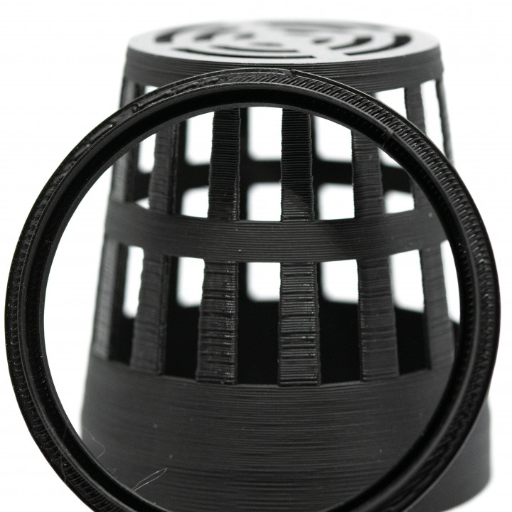 3D Printable Net Cup / Net Pot for Hydroponic Gardening by Felix