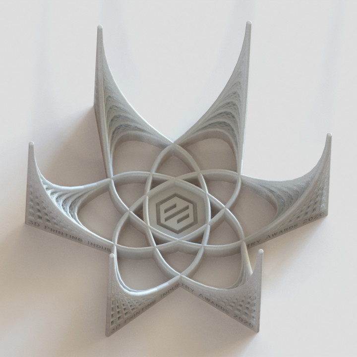 3D Printable Lattice Gem Trophy by Bertan Atamer