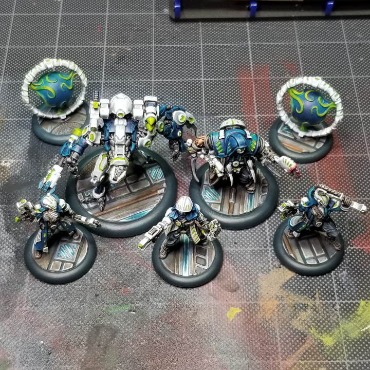 3D Printable 30mm Industrial / Sci-Fi Miniature Bases for Warcaster ...