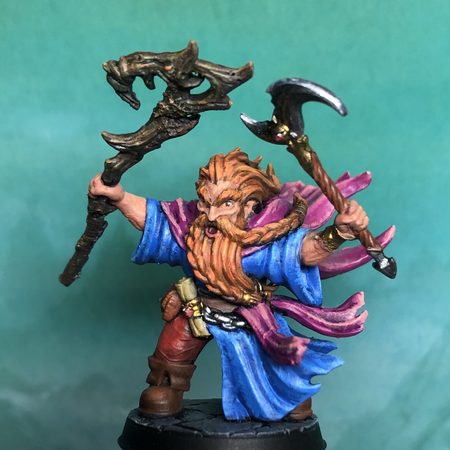 3D Printable Hesur Strormbearer -[PRE-SUPPORTED] Dwarf Wizard by ...