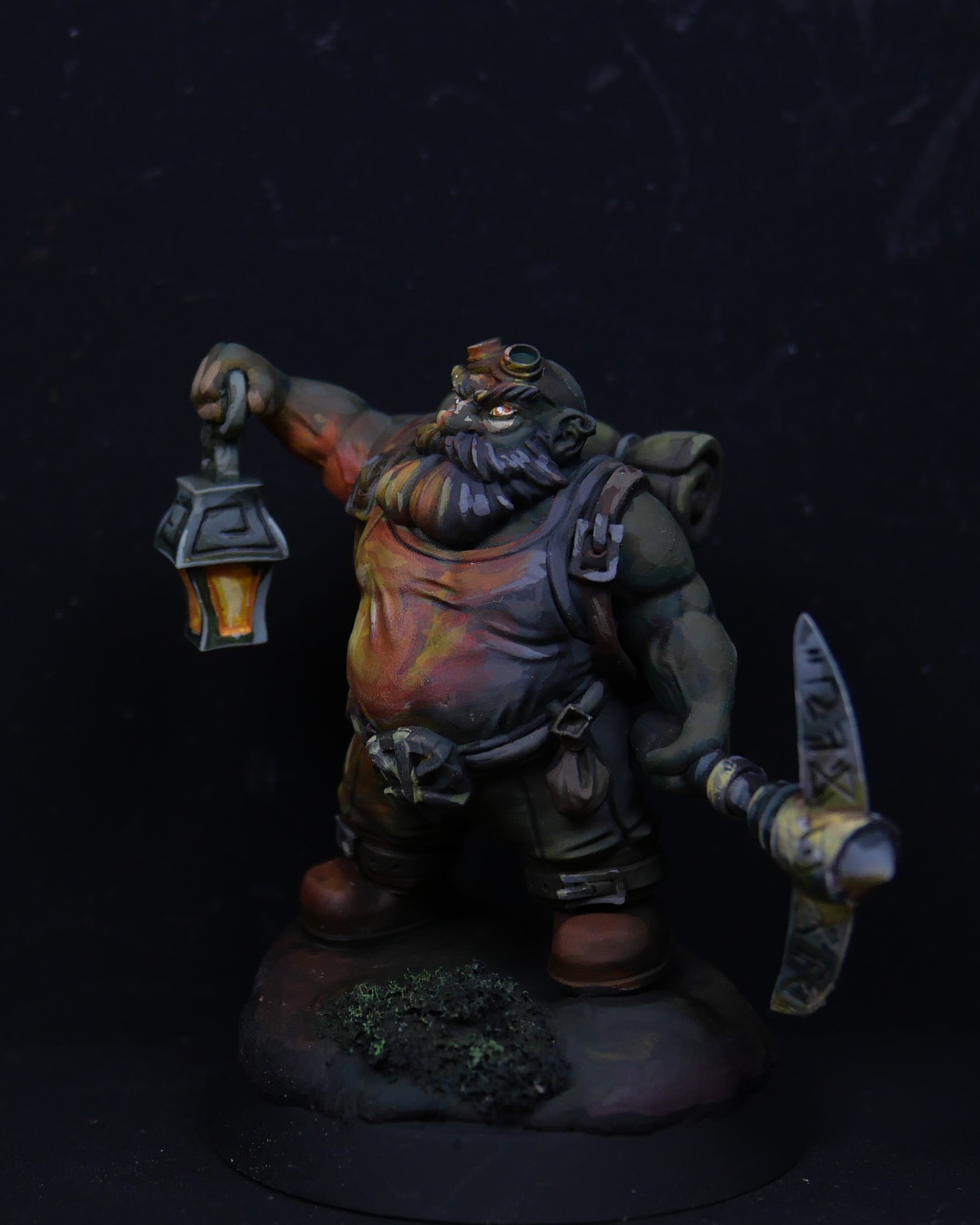 3D Printable Rufus Breakrock [PRE-SUPPORTED] Dwarf Miner by Miniatures ...