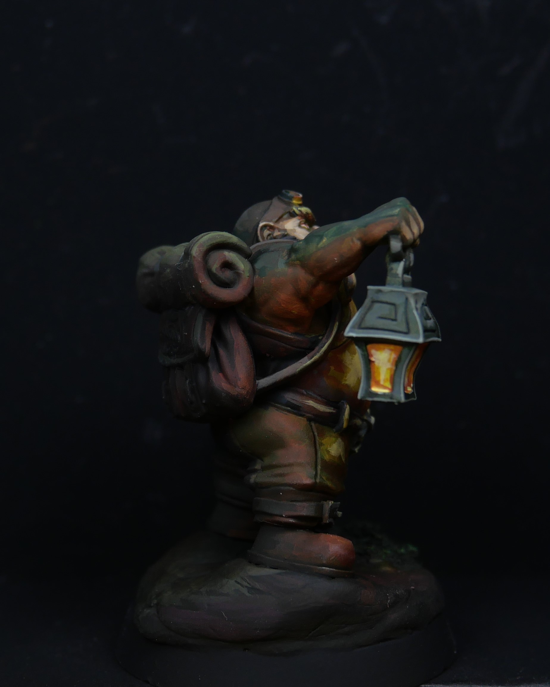 3D Printable Rufus Breakrock [PRE-SUPPORTED] Dwarf Miner by Miniatures ...