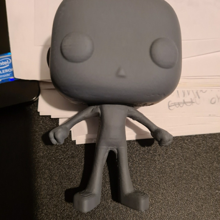 3D Printable Funko/ pop vinyl (blank) by shell morrall