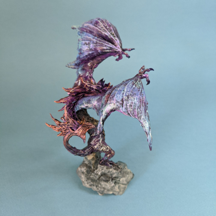 3D Printable Mithril Dragon by VoidRealm Minis