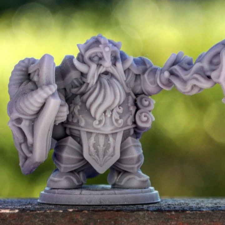 3D Printable Ordain The Insane [PRE-SUPPORTED] Dwarf Warlock by ...