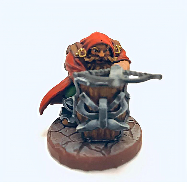 3d Printable Dwarf Crossbowman Set [pre Supported] Soldier Fighter By