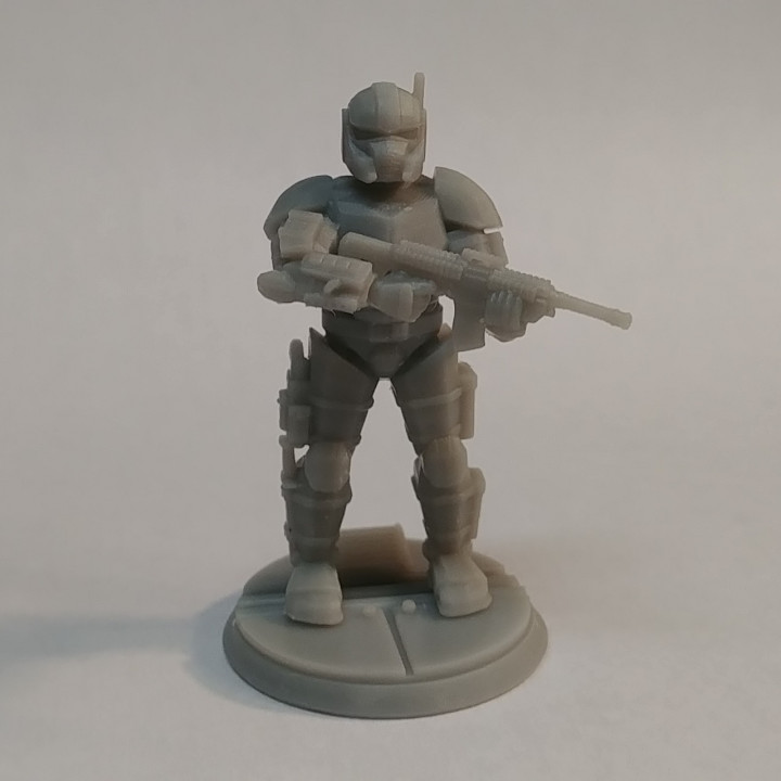 3D Printable Sci-Fi Guard by Blueclone1