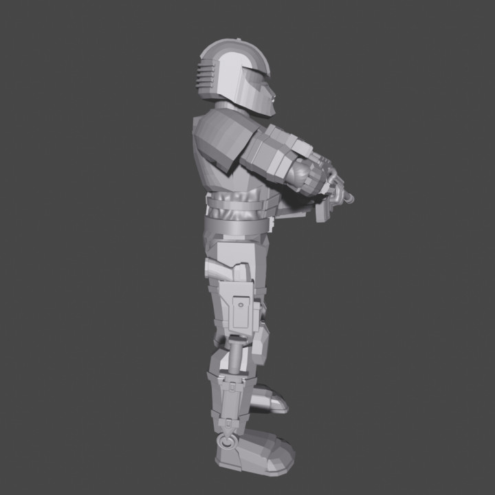 3D Printable Sci-Fi Guard by Blueclone1