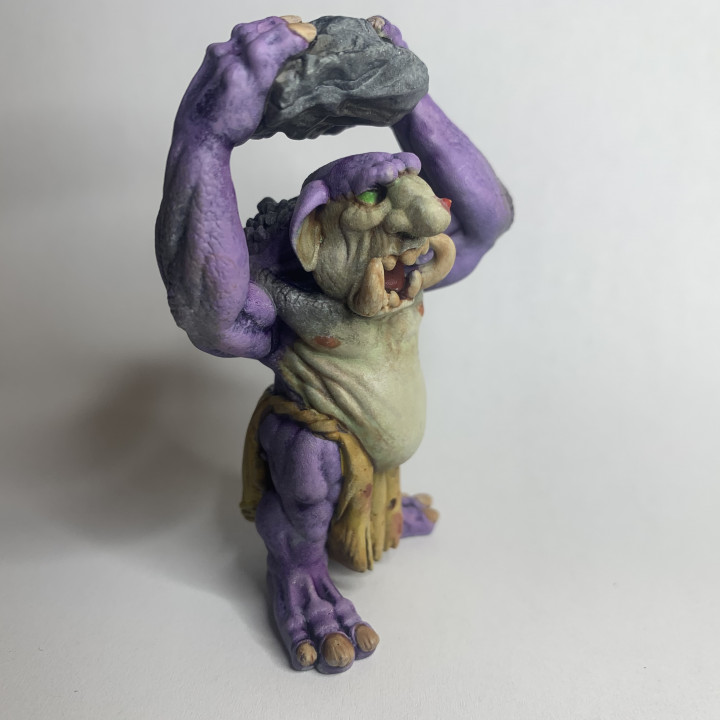 3D Print of Stone Troll by Poorknight