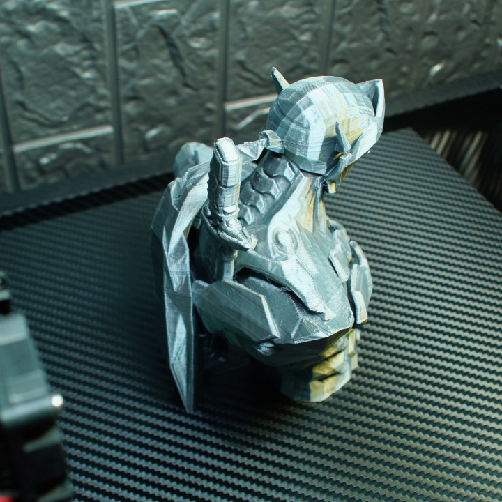 3D Printable Genji Overwatch Bust by iczfirz