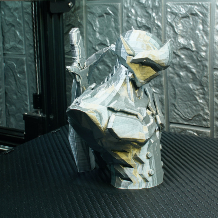 3D Printable Genji Overwatch Bust by iczfirz
