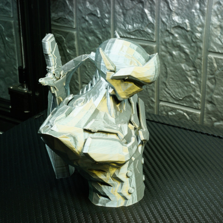 3D Printable Genji Overwatch Bust by iczfirz