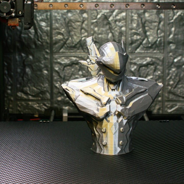 3D Printable Genji Overwatch Bust by iczfirz