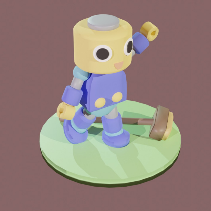 3D Printable Servbot by RetroCat