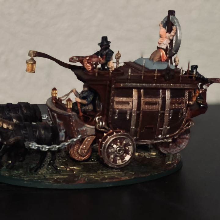 3D Print of Vampire Hunters Hunter Wagon by laurennadolson