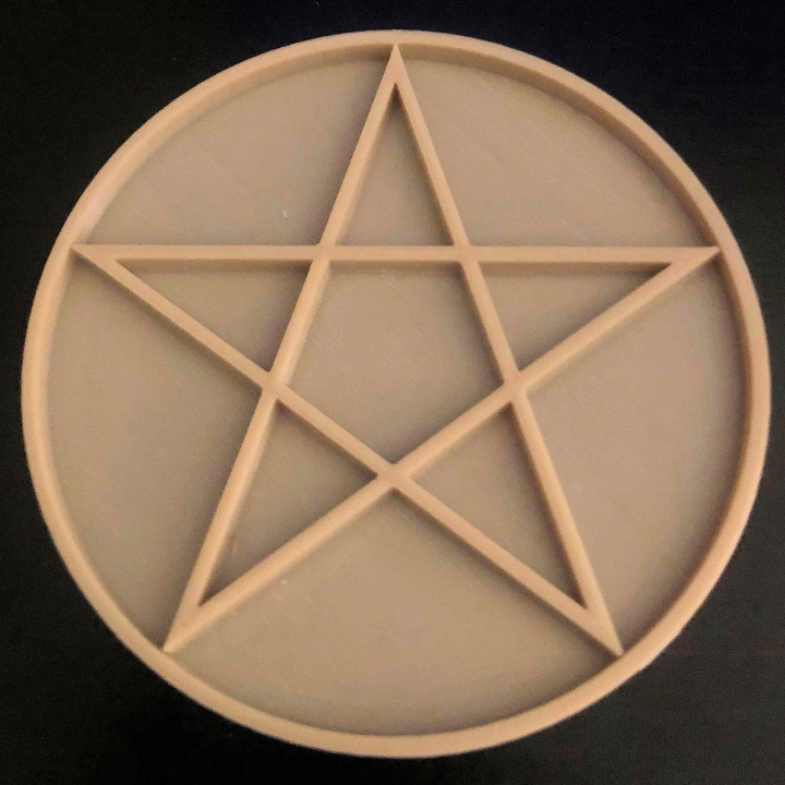 3D Printable Pentagram by MindTrip Studios